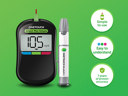 OneTouch Select Plus Simple® Glucose Meter | OneTouch® India
